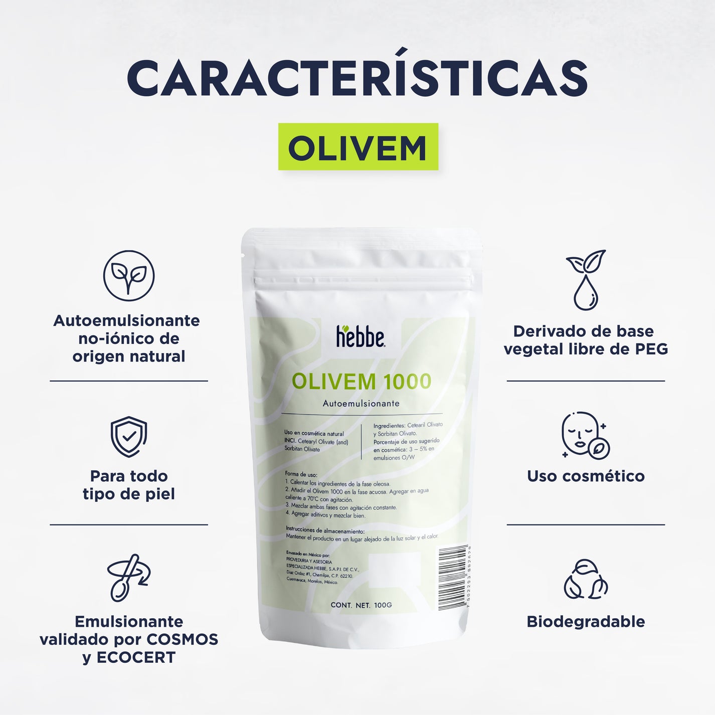Olivem 1000 | Auto-emulsionante No Iónico O/W | Base de Cristal Líquid ...